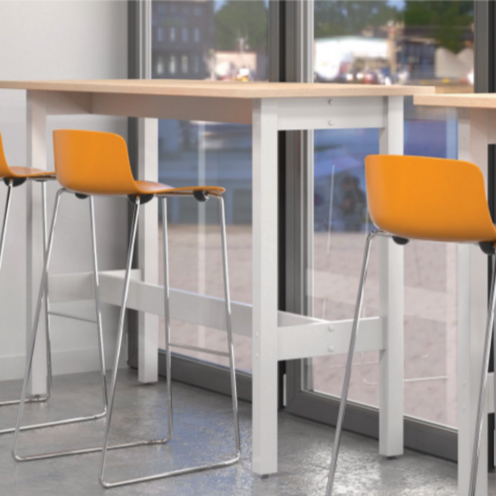 Modella II Mobile Narrow Leaner – Workspace Direct