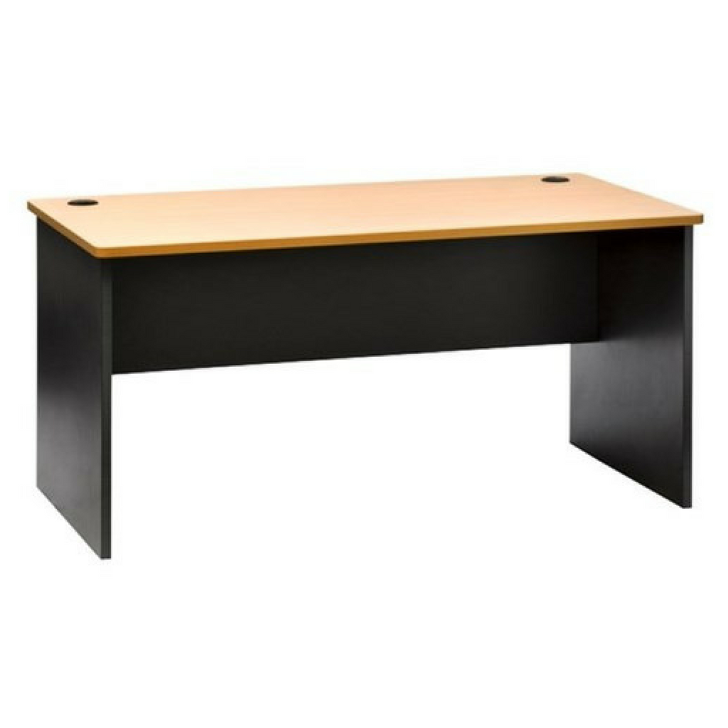OPD Pulse Desk, OD515, Ironstone Slab End – Workspace Direct