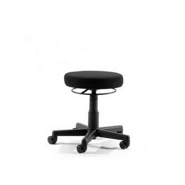 Vinyl Black Swivel Stool from Workspace Direct NZ Office Furniture NZ