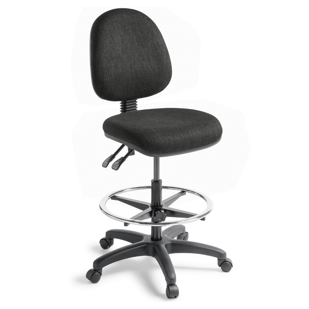 Office Ergonomic Task Chair NZ TAG 2.4 High Gas Lift With Footring ...